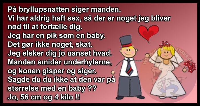 På Bryllupsnatten Siger Manden Vi Har Aldrig Haft Sex Så Der Er Noget